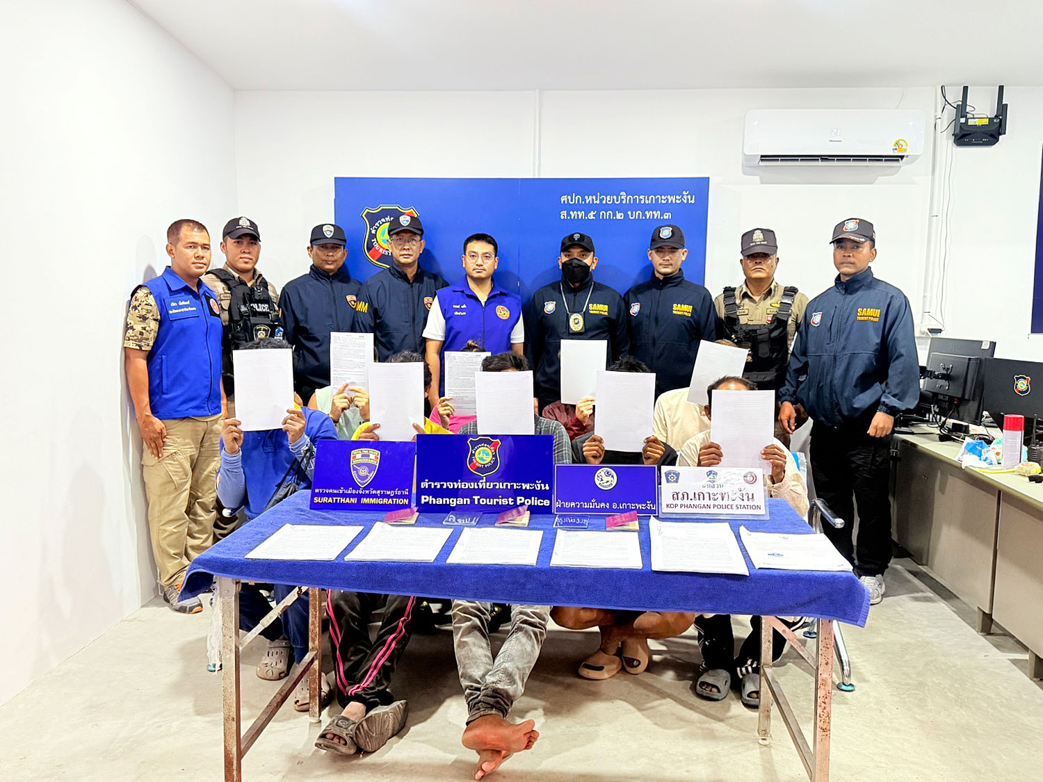 Bangkok Post - Police raid illegal Spanish-run hostel on Koh Phangan