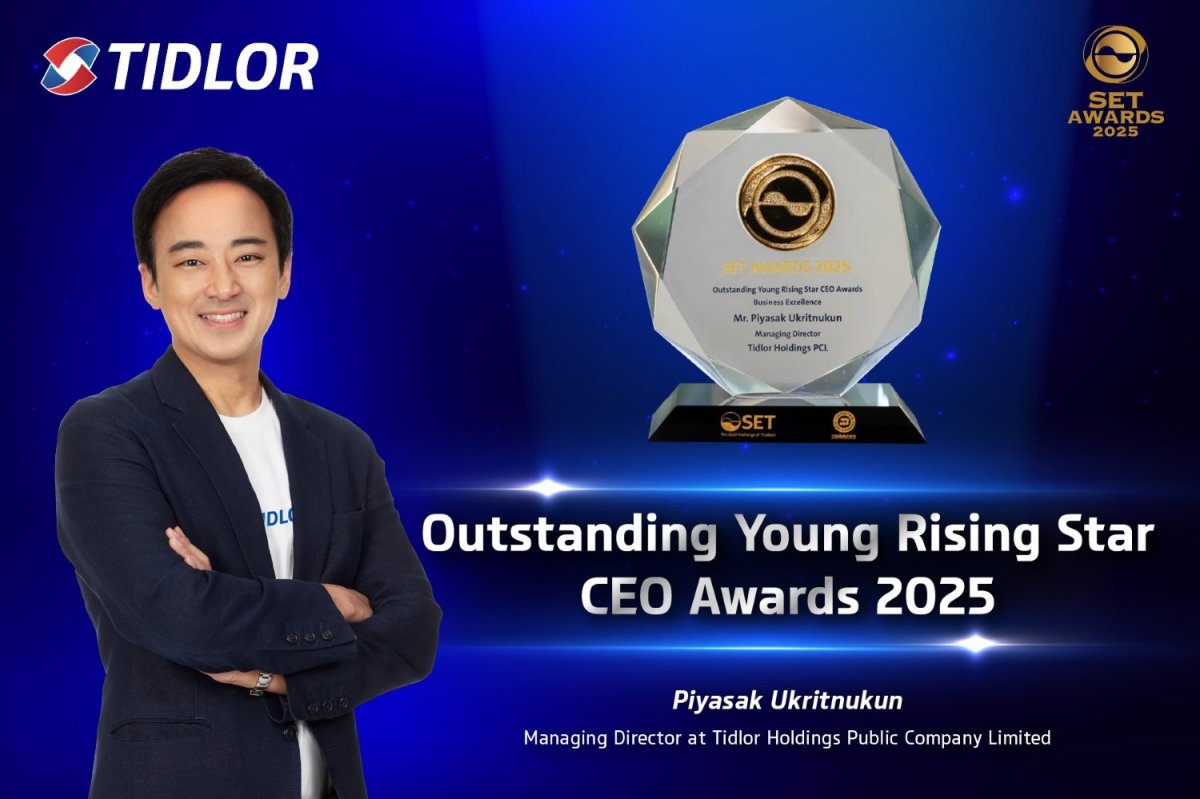 Bangkok Post - TIDLOR Leader Wins Outstanding Young Rising Star CEO