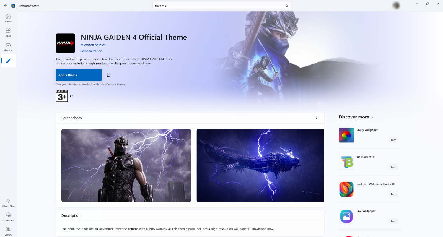Bangkok Post - Microsoft adds themes and wallpapers section to ...