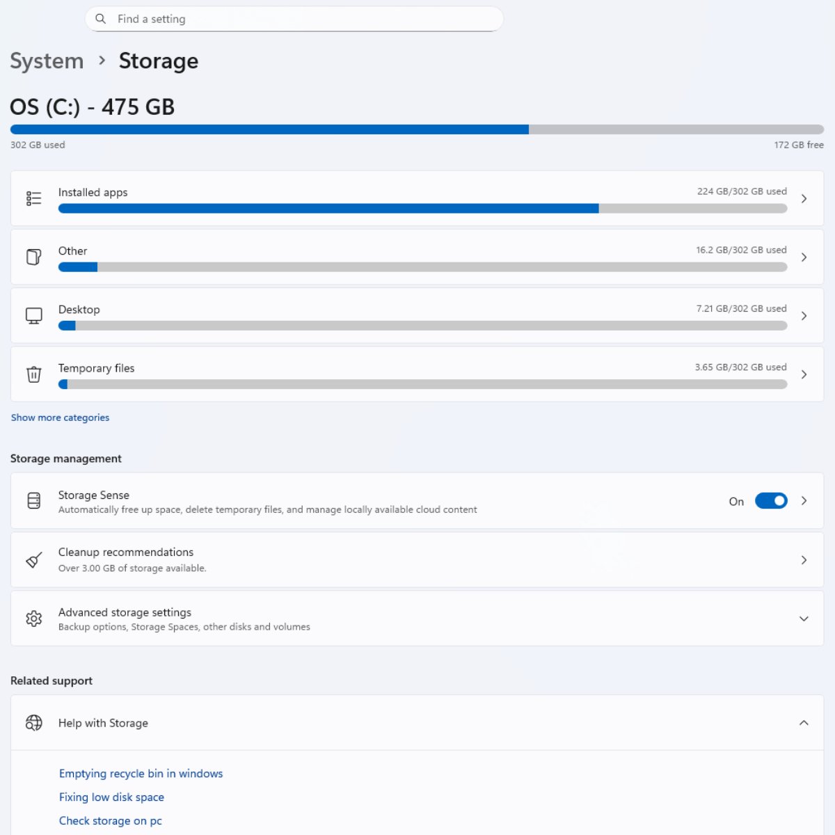 Bangkok Post - Microsoft recommend Storage Sense to free up PC space easily