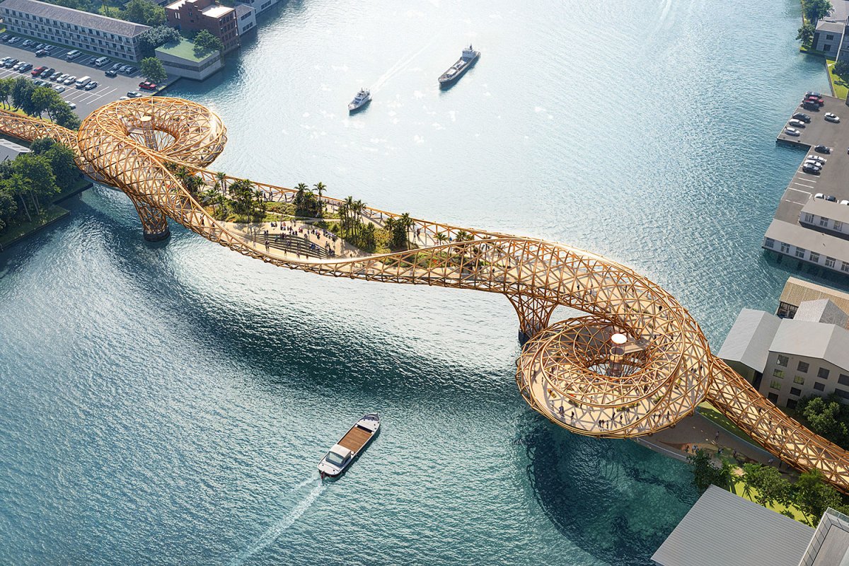 Bangkok Post - Chadchart's bold bridge plan