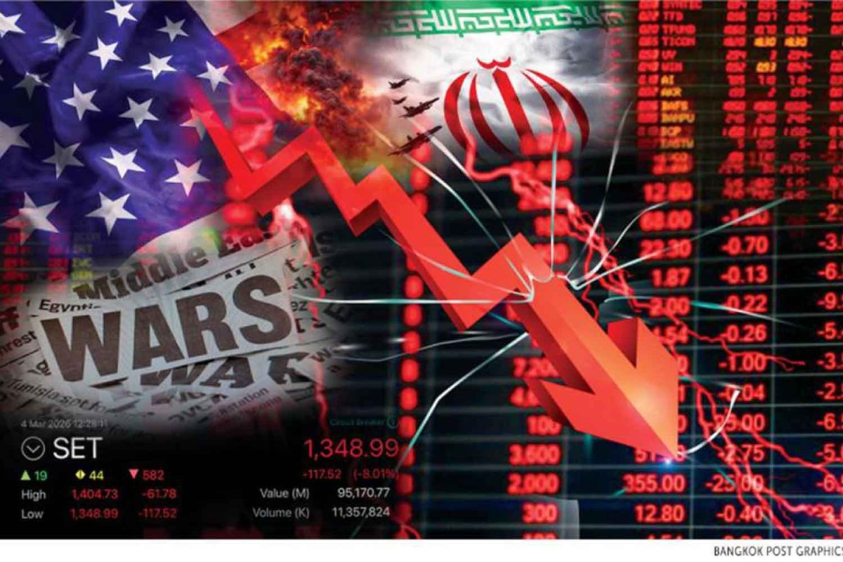 Bangkok Post - Thai stocks face downside risks as war tensions rise