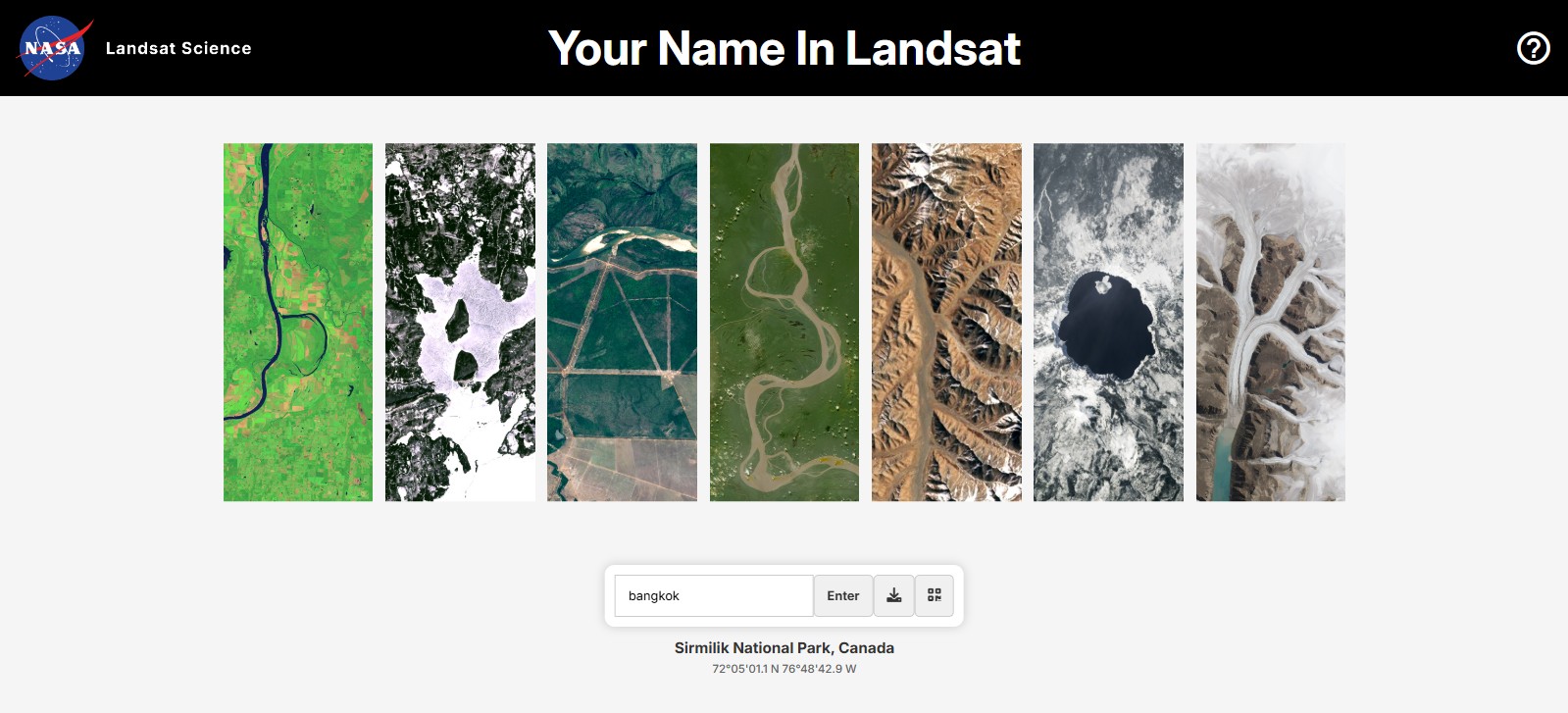 Bangkok Post - Write your name using satellite images