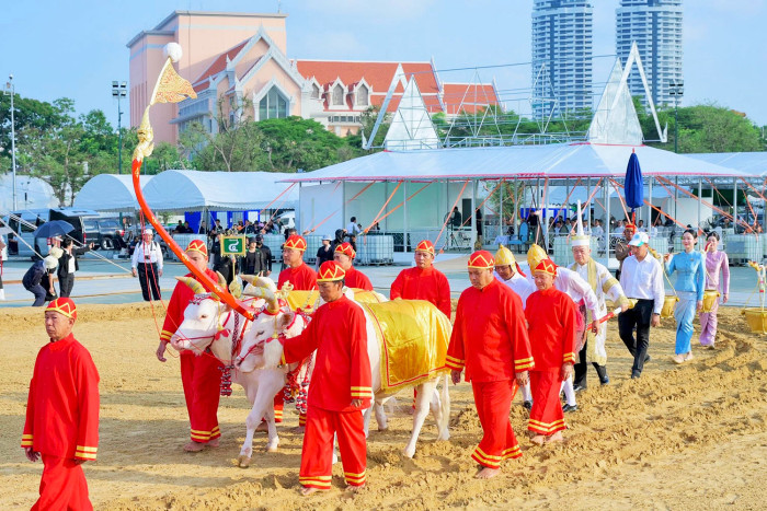 Bangkok Post - Royal ploughing rite rehearsal staged