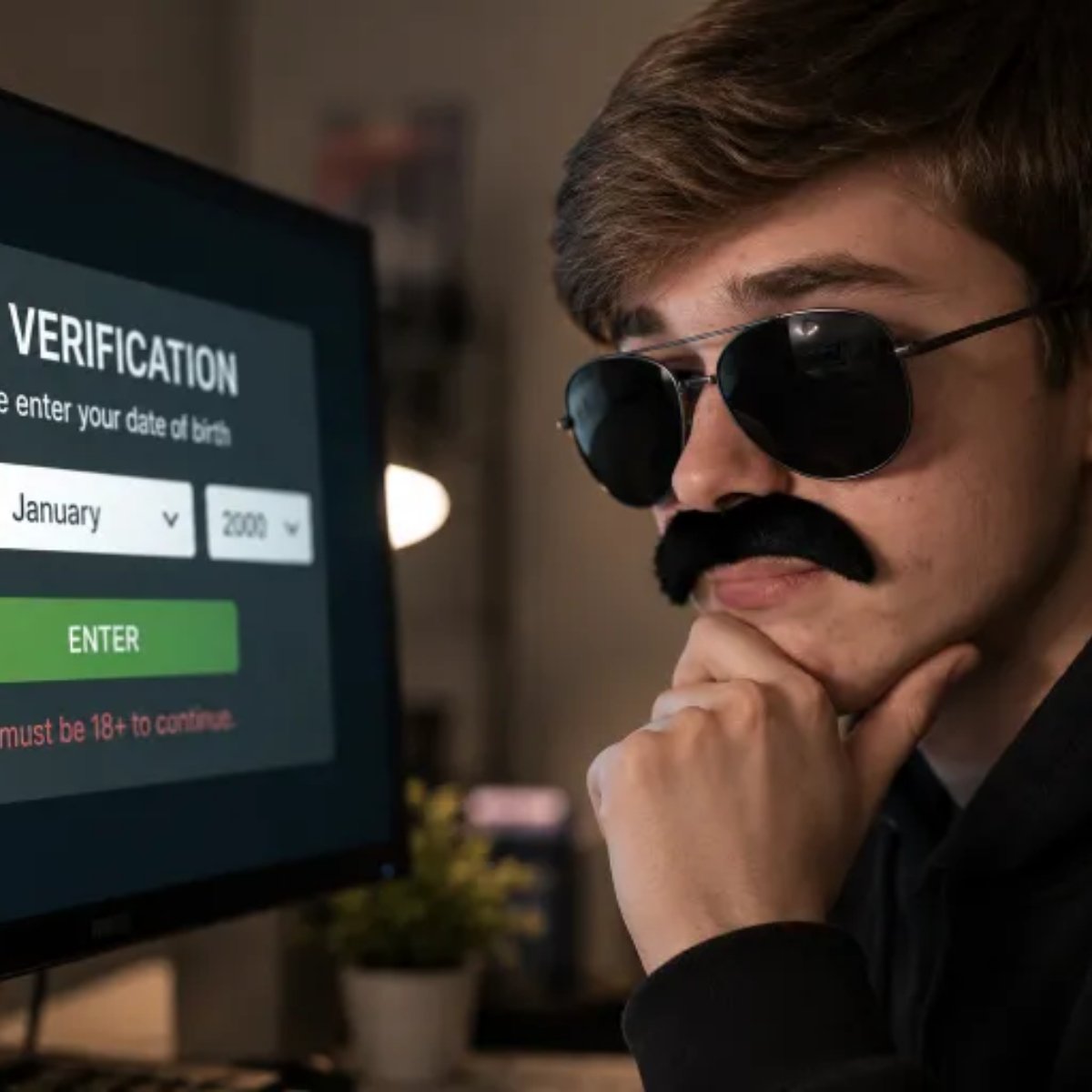 Bangkok Post - UK kids use fake moustaches to fool online age checks