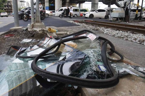 Bangkok Post - Train, bus drivers, level crossing official charged over ...