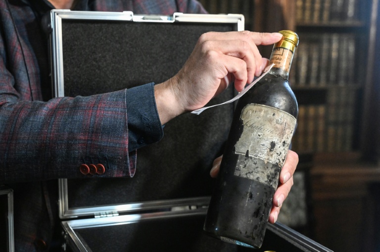 French wine restored after decades under castle floor