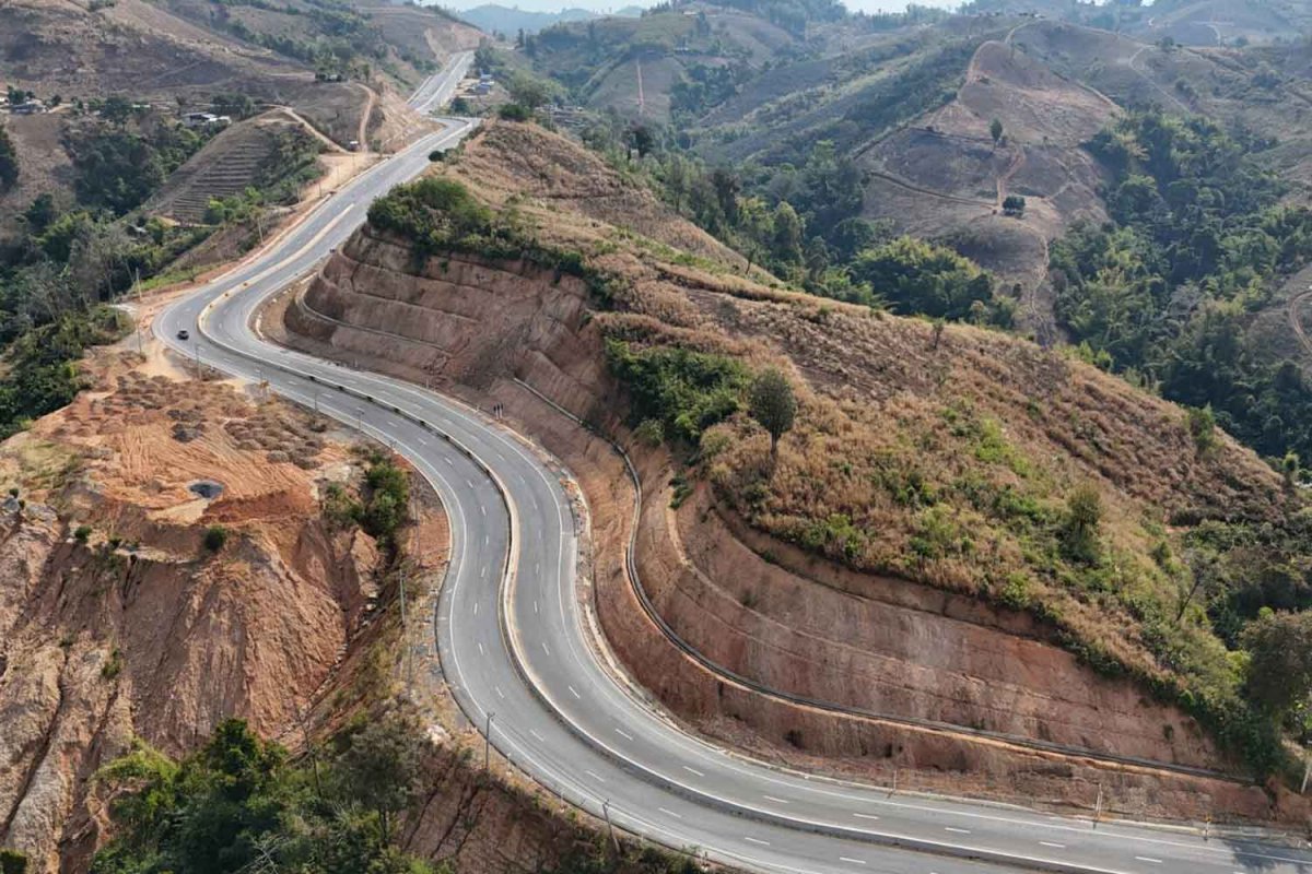 Bangkok Post - Upgraded Highway 101 section in Nan opens