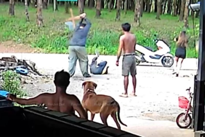 Fatal beating of elderly man captured on CCTV Bangkok Post Learning ...