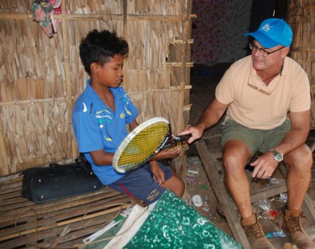 Bangkok Post - Qureshi's 'Stop War Start Tennis' Spotlights Cambodia