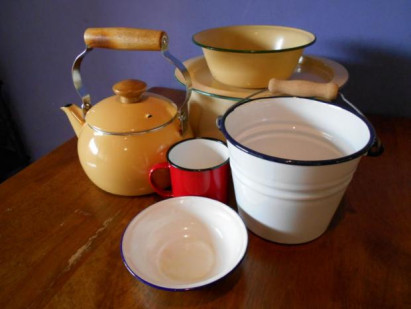 The charm of enamelware