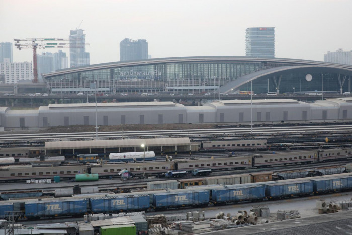 Bangkok Post - Bangkok rail hub nears completion