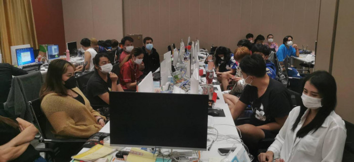 Bangkok Post - 61 call scammers nabbed in Cambodian swoops