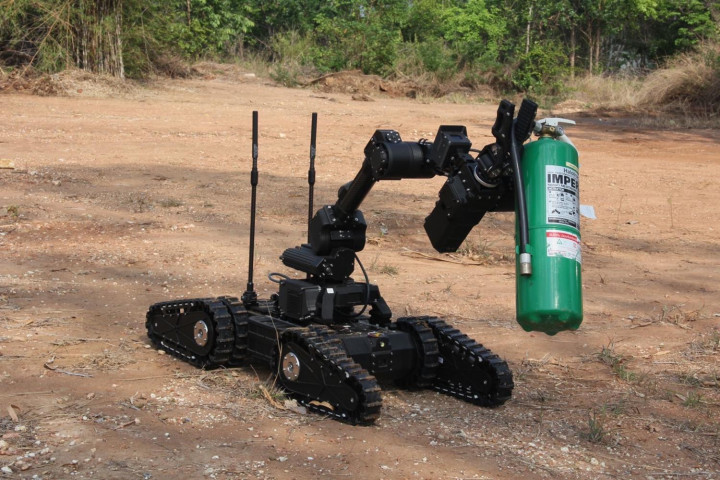 Bangkok Post - Local EOD robots ready for action