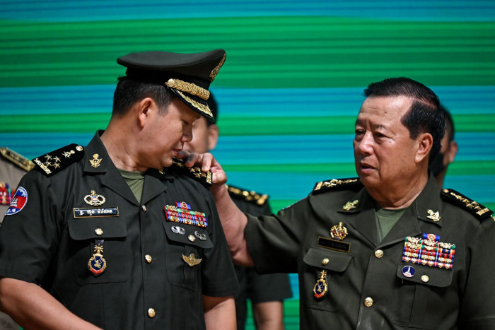 Bangkok Post - Cambodia PM Hun Sen's son becomes four-star general