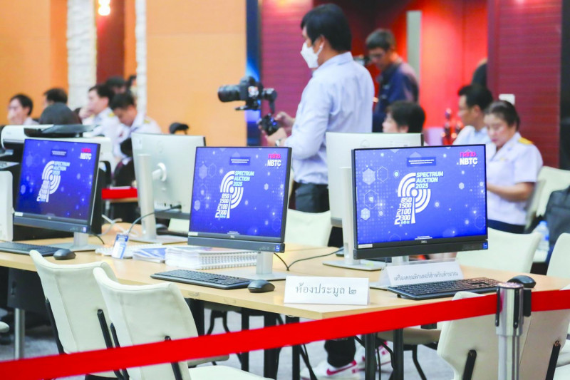 Bangkok Post - Thai regulator declares test spectrum auction a success