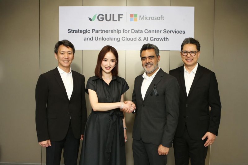 Bangkok Post - Gulf, Microsoft team up for data centre venture