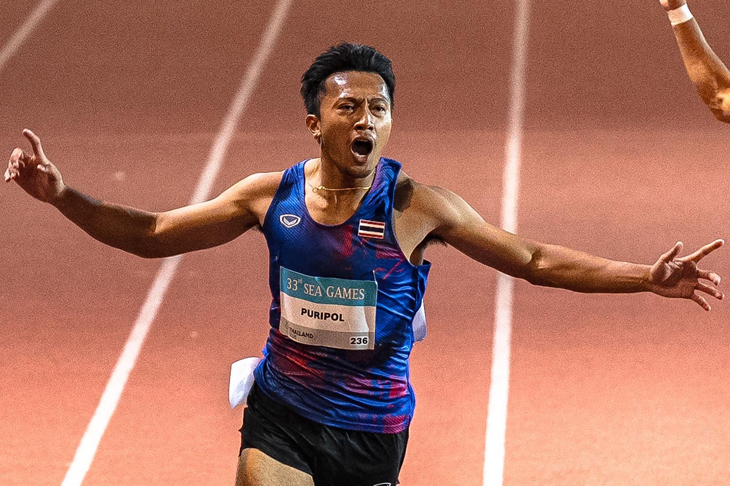 Bangkok Post - Sprint king Puripol sets track ablaze